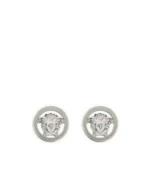 Versace Medusa '95 Polished Finish Stud Earrings - Silver