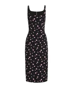 Dolce & Gabbana Carnations Printed Sheath Dress - No