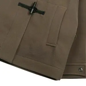 LEMAIRE Short Duffle Coat - Dark Squirrel