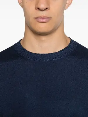 FAY Logo-embroidered Crewneck Jumper - Black