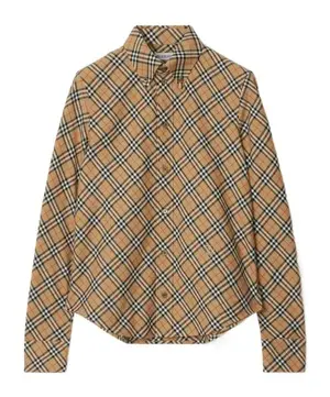 Burberry Check Printed Buttoned Shirt