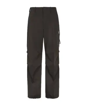 Fendi Logo Patch Straight-leg Trousers