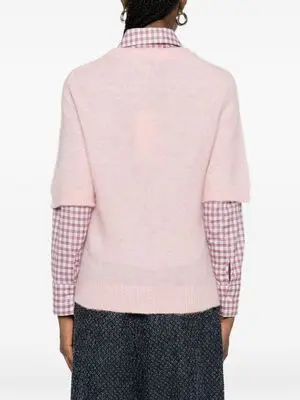 GANNI Graphic Knitted T-shirt