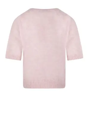 GANNI Graphic Knitted T-shirt