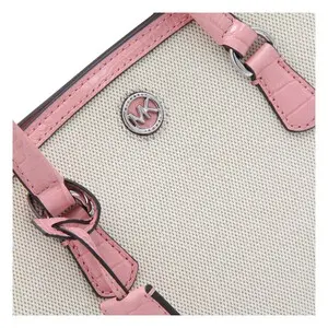 Michael Kors Chantal Logo Plaque Tote Bag - Nude