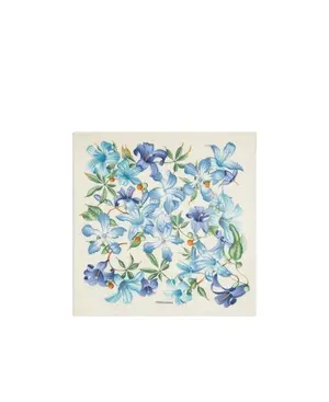 FERRAGAMO Logo Scarf - White