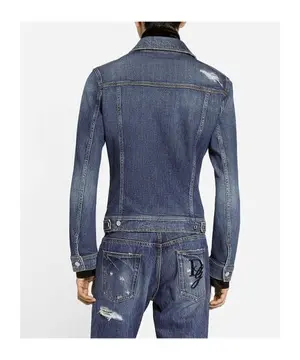 Dolce & Gabbana Buttoned Denim Jacket - Blue