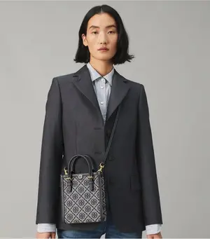 Tory Burch T Monogram Mini Top Handle Bag