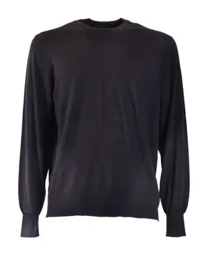 Neil Barrett Logo Embroidered Crew Neck Wool Jumper