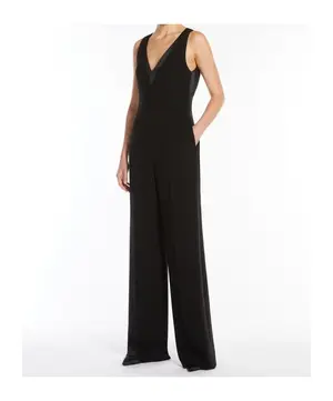 Max Mara Armonia V-neck Sleeveless Jumpsuit