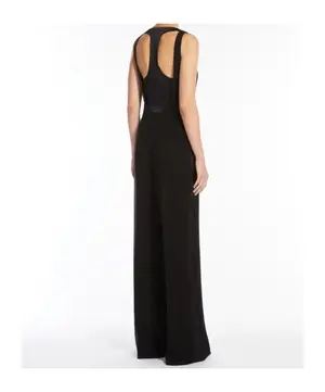 Max Mara Armonia V-neck Sleeveless Jumpsuit