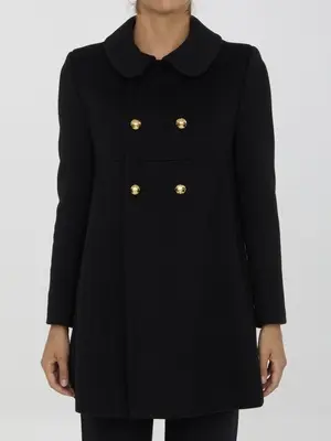 Celine Victorine Coat In Double Faced Cashmere