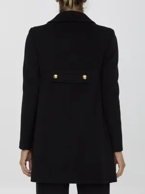 Celine Victorine Coat In Double Faced Cashmere