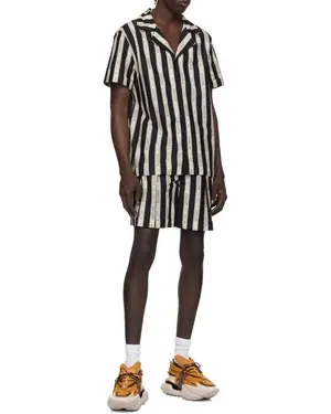 Balmain Jacquard Pleated Shorts
