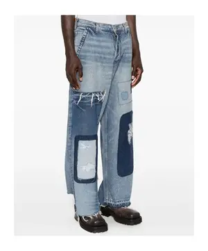 GALLERY DEPT. Patchwork Distressed Jeans
