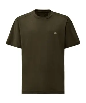 C.P. COMPANY Logo Printed Crewneck T-shirt - Black