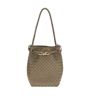 Bottega Veneta Small Andiamo Bucket Bag - Brown