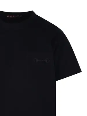 Gucci Horsebit Embroidered Crewneck T-shirt