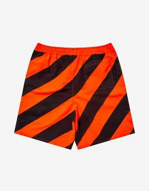 Off-White Diag Surfer Logo Swim Shorts