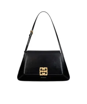 Givenchy 4g Liquid Logo Embossed Shoulder Bag