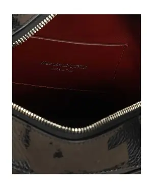 Alexander McQueen Mozart Leather Crossbody Bag