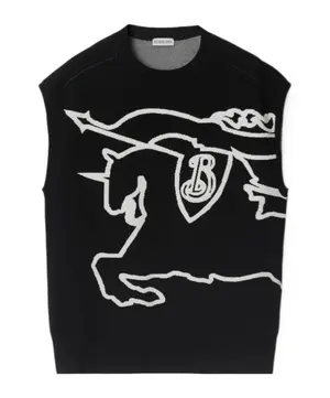 Burberry Logo-knit Gilet