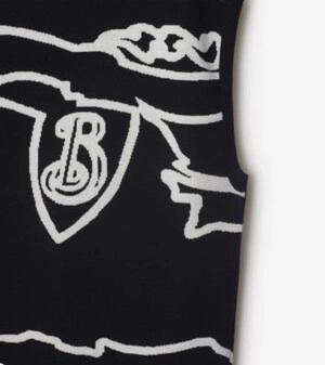 Burberry Logo-knit Gilet