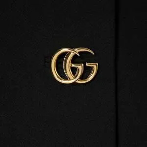 Gucci Double G Button Crêpe Skirt