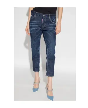 Dsquared2 Cropped Straight-leg Jeans