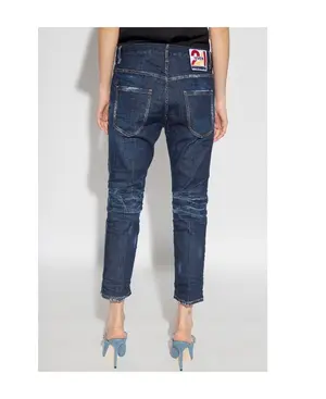Dsquared2 Cropped Straight-leg Jeans