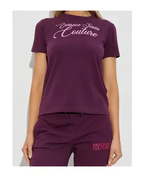 Versace Crystal Embellished T-shirt