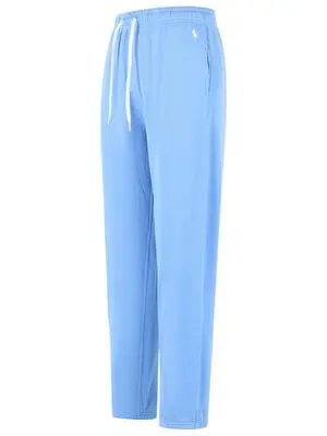 Ralph Lauren Logo Embroidered Drawstring Jogger Pants - Blue