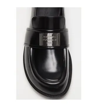 Acne Studios Curved Toe Loafers