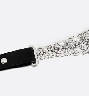 Dior Métamorphose Belt - Black/silver