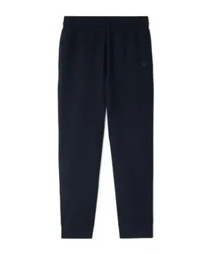 Burberry Tapered Drawstring Jogging Pants - Navy