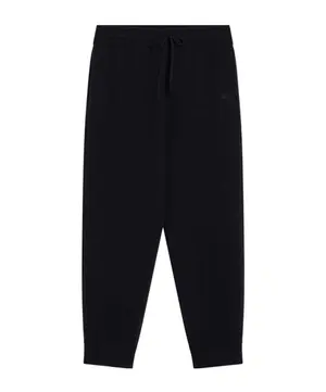 Burberry Tapered Drawstring Jogging Pants - Navy