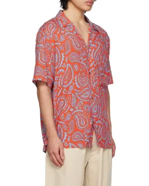 MARCELO BURLON COUNTY OF MILAN Paisley Hawaii Shirt - Multicolor