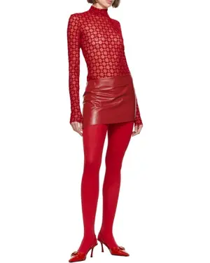 Givenchy Voyou Pointed-toe Slingback Pumps - Red