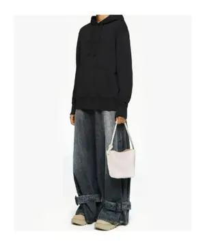 J.W.ANDERSON Logo Embroidered Hoodie - Black