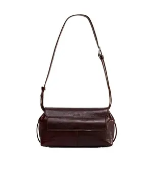 LEMAIRE Small Shoulder Bag - Dark Eggplant