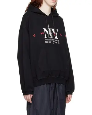 Alexander Wang Logo Embroidered Hoodie
