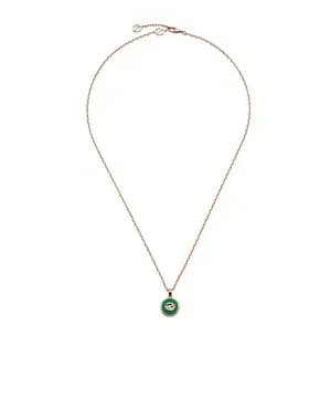 Gucci Interlocking G Pendant Necklace - Yellow