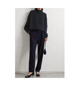 THE ROW Ehud Cashmere Turtleneck Sweater