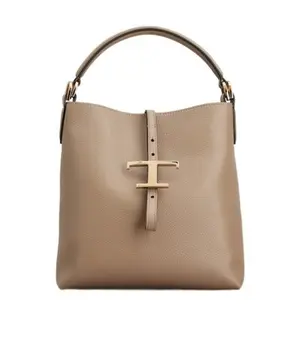 TOD'S Timeless Mini Bucket Bag - Nude