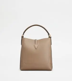 TOD'S Timeless Mini Bucket Bag - Nude