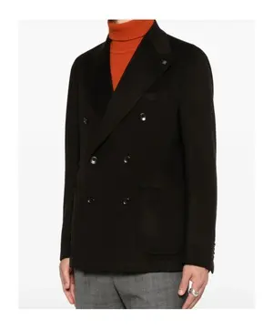 Tagliatore Double-breasted Suit Jacket - Brown