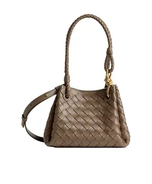 Bottega Veneta Parachute Small Shoulder Bag - Pine Cone