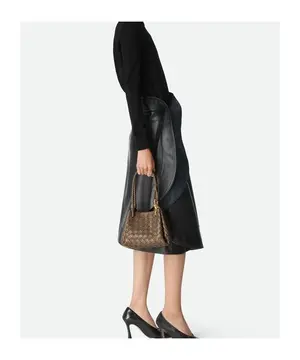 Bottega Veneta Parachute Small Shoulder Bag - Pine Cone
