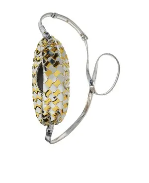 Bottega Veneta Mini Hop Woven Shoulder Bag