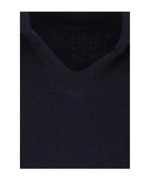 ZANONE V-neck Collared Long-sleeve Knitwear